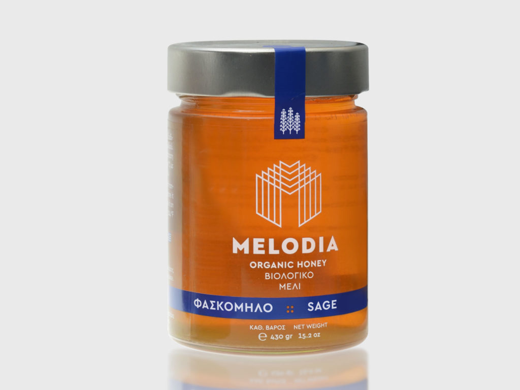 Βραβευμένο βιολογικό μέλι φασκόμηλο - Melodia organic honey